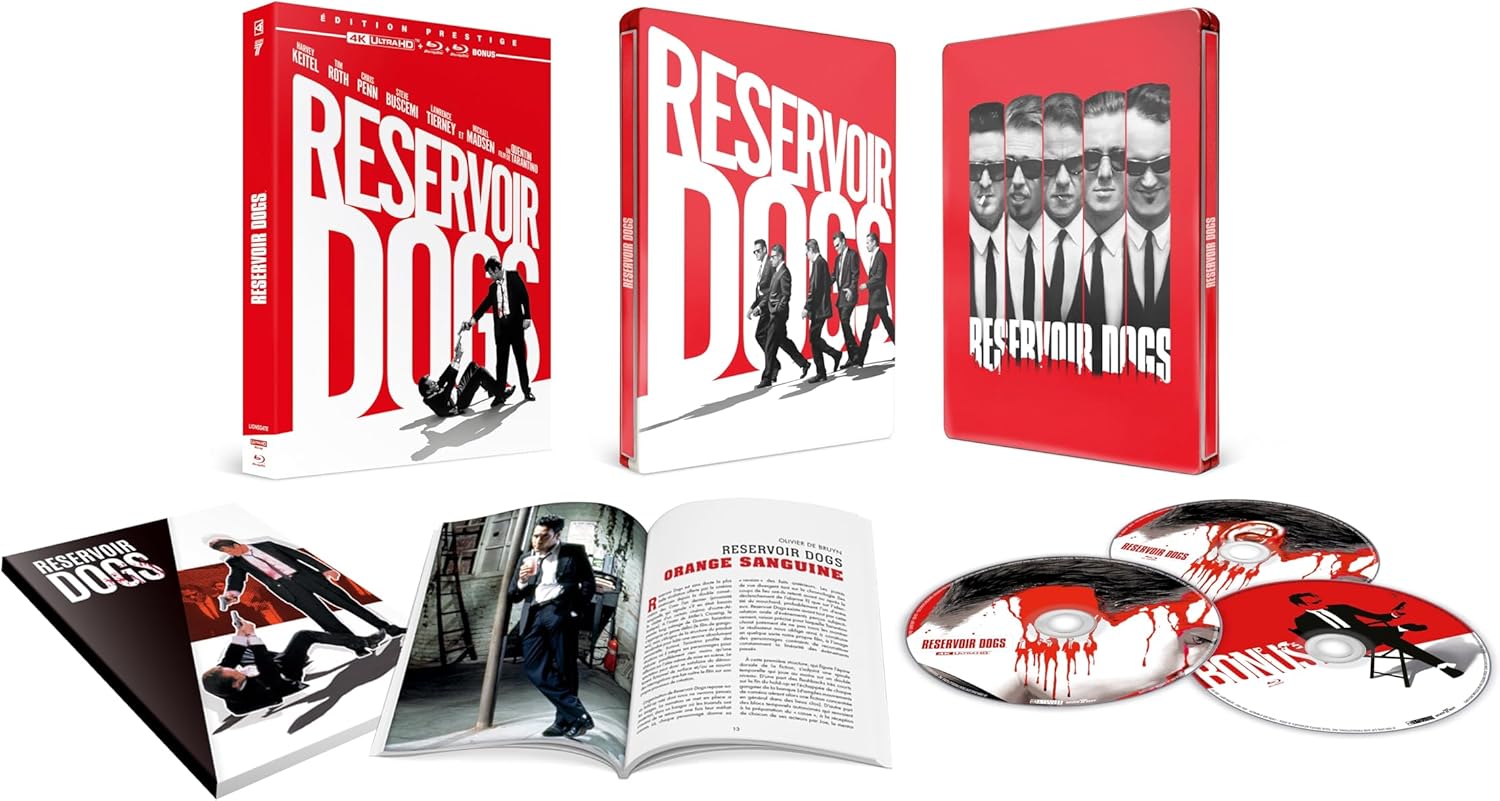 Reservoir Dogs 4K Blu-ray Steelbook Prestige Limited Edition ...