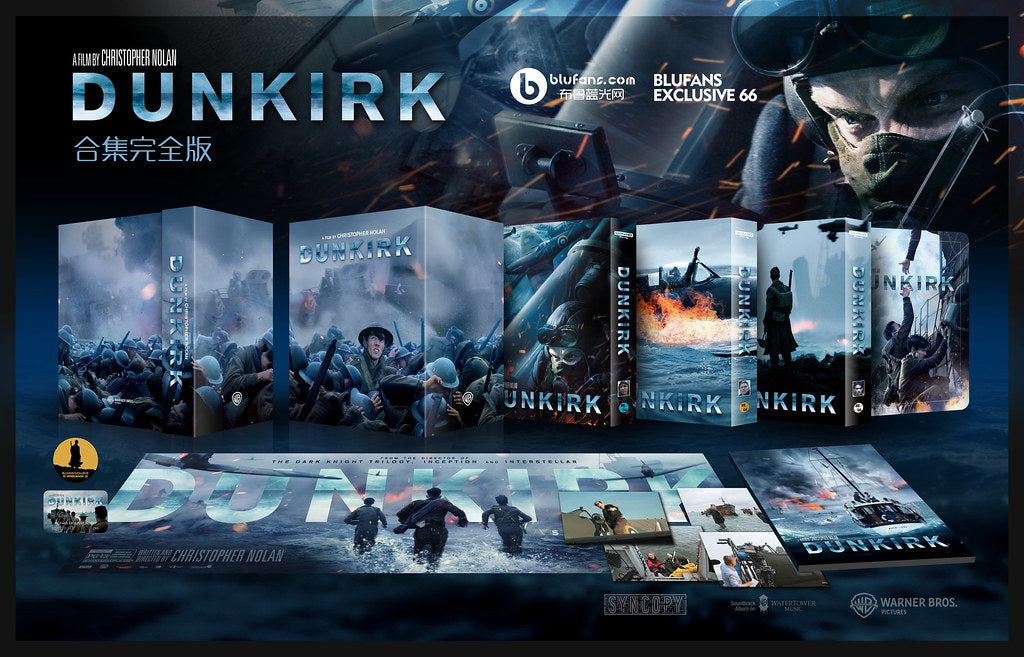 Dunkirk 4K UHD Steelbook Blufans Exclusive BE#66 One Click Box Set ...