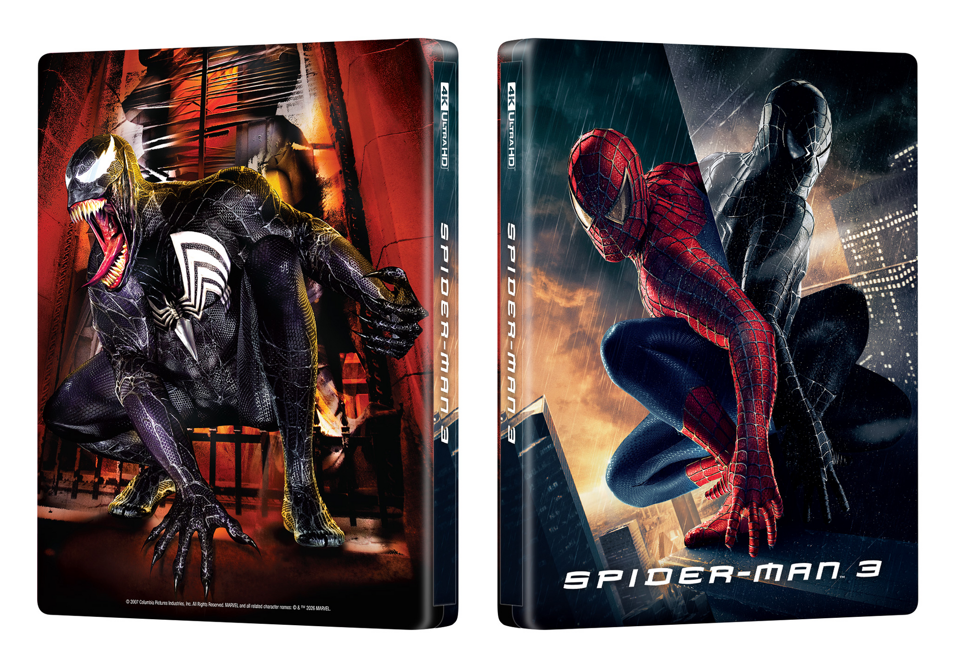 Spider-Man 3 4K Blu-ray Steelbook Manta Lab Exclusive ME#99 Double Len ...