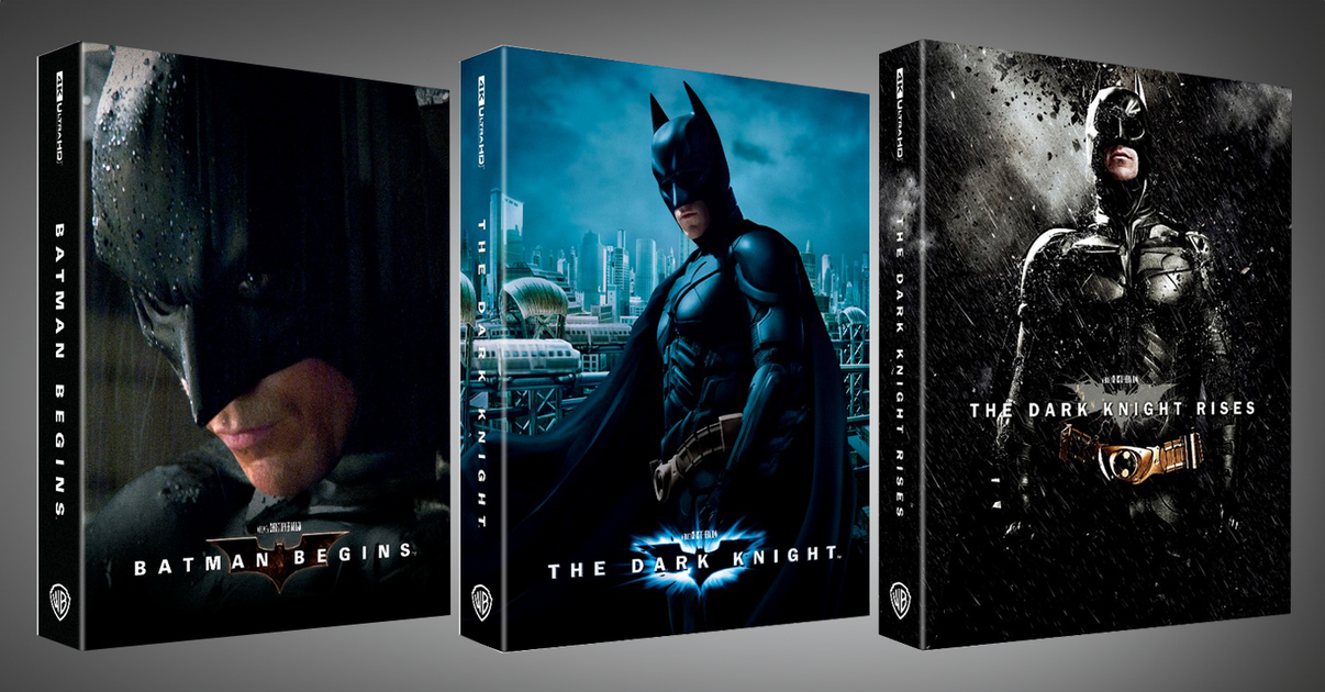 The Dark Knight Trilogy 4K+2D Blu-ray Steelbook WeET Collection Exclus
