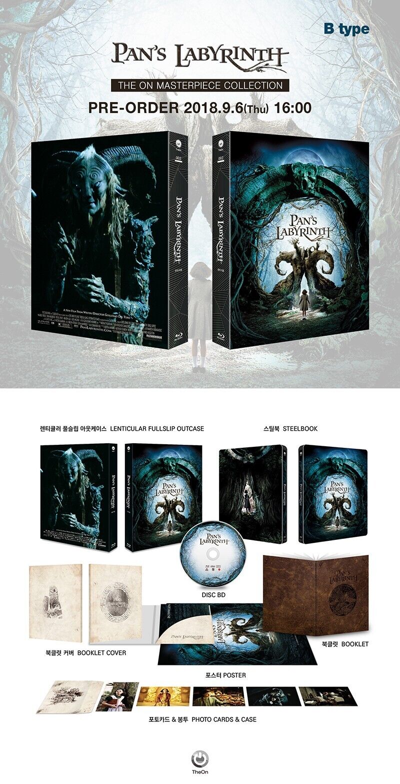 Pan's Labyrinth Blu-ray Steelbook TheOn KimchiDVD Exclusive #71 Lentic ...